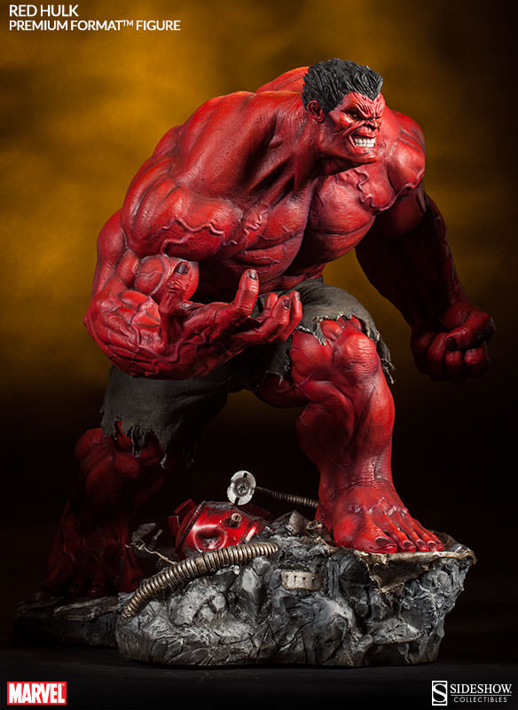 Introducing the Red Hulk Premium Format Figure | Sideshow Collectibles