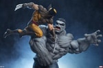Grey Hulk vs Wolverine Maquette by Sideshow Collectibles | Sideshow ...