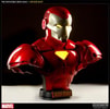 Marvel Invincible Iron Man Life-Size Bust by Sideshow Collectibles ...