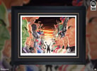 Absolute Justice Battle Fine Art Lithograph by Alex Ross | Sideshow ...