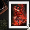 Elektra vs The Hand Fine Art Print by Kendrick Lim | Sideshow Collectibles