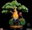 Deadpool x Ghost Rider Q- Master Diorama | Sideshow Collectibles