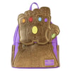 Shine Thanos Gauntlet Mini Backpack by Loungefly | Sideshow Collectibles