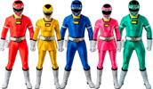 Turbo Power Rangers Pack Sixth Scale Figure Set by Threezero | Sideshow ...