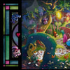 Mad Hatter's Tea Party Stained Glass by Art Brand Studios | Sideshow ...