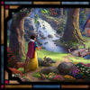 Snow White Discovers the Cottage Stained Glass by Art Brand Studios ...