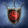 Targaryen Shield Prop Replica by Valyrian Steel | Sideshow Collectibles