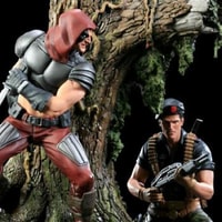 G.I. Joe Flint VS Zartan Diorama Polystone Diorama by Sidesh | Sideshow ...