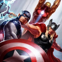 Marvel Avengers Trinity Premium Art Print by Sideshow Collec | Sideshow ...