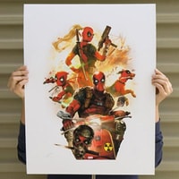 Marvel Deadpool Corps Art Print by Sideshow Collectibles | Sideshow ...