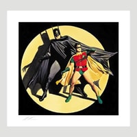 The Dynamic Duo Fine Art Lithograph by Alex Ross | Sideshow Collectibles