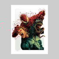 Venom: Carnage Unleashed Fine Art Print by Matt Ryan Tobin | Sideshow ...