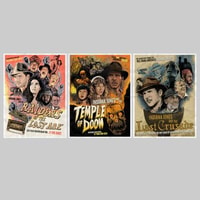 Indiana Jones Original Trilogy Art Print Set by ACME Archives ...