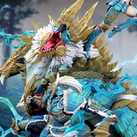 Monster Hunter Zinogre Diorama by Kinetiquettes | Sideshow Collectibles