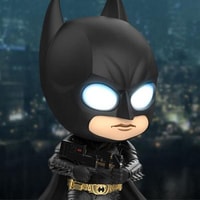 Batman with Sticky Bomb Gun Cosbaby by Hot Toys | Sideshow Collectibles