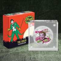 DC Comics Batman 66 The Joker 1oz Silver Coin by New Zealand Mint ...
