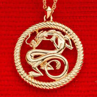 Mushu Medallion (Gold) Necklace by RockLove | Sideshow Collectibles