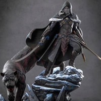Drizzt Do'Urden Statue by Gatherers' Tavern | Sideshow Collectibles