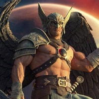 Hawkman (10th Anniversary) Art Scale Statue by Iron Studios | Sideshow ...