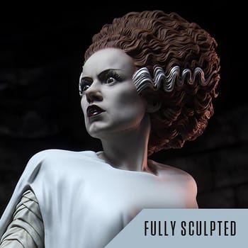 The Bride of Frankenstein Fine Art Print by Olivia De Berardinis ...