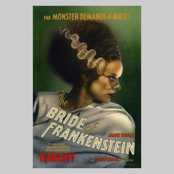 The Bride of Frankenstein Fine Art Print by Olivia De Berardinis ...