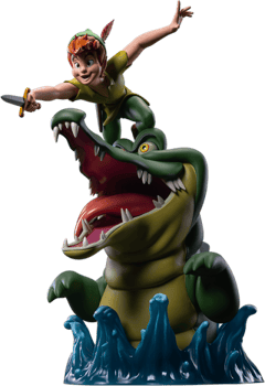 peter pan crocodile clock