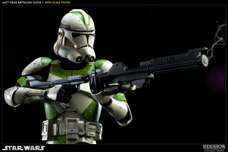 Star Wars 442nd Siege Battalion Clone Trooper Sixth Scale Figure by ...