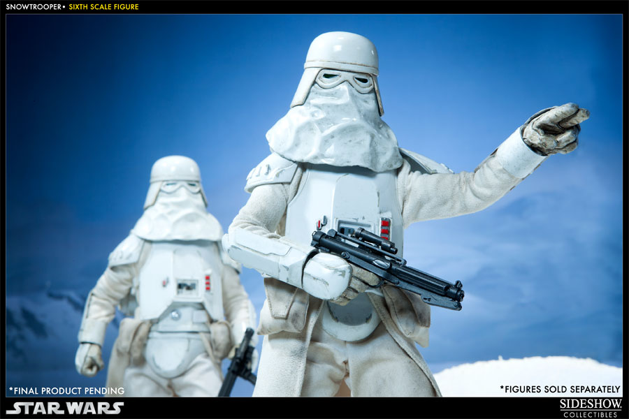 Star Wars Snowtrooper Sixth Scale Figure by Sideshow Collectibles ...