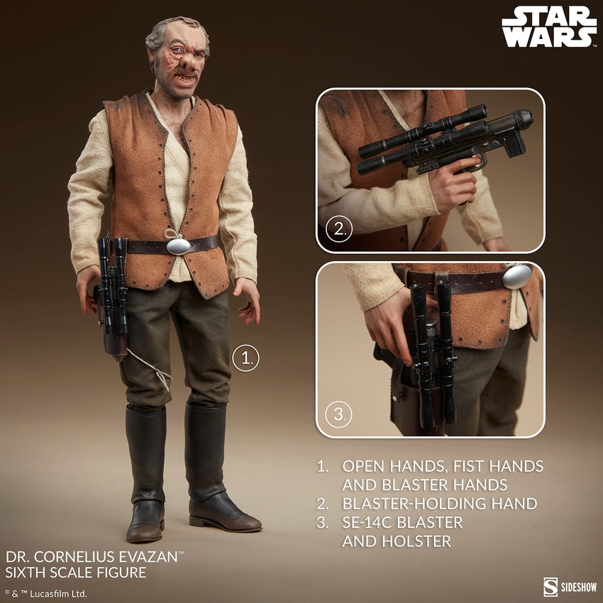 Doctor Cornelius Evazan™ Sixth Scale Figure by Sideshow Collectibles ...