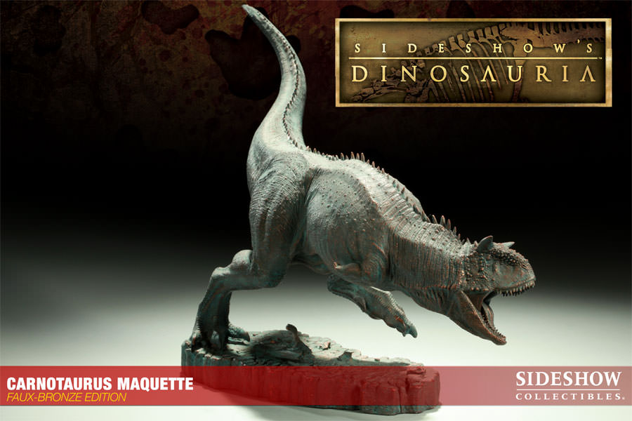 Dinosauria Carnotaurus Polystone Diorama by Sideshow Collectibles ...
