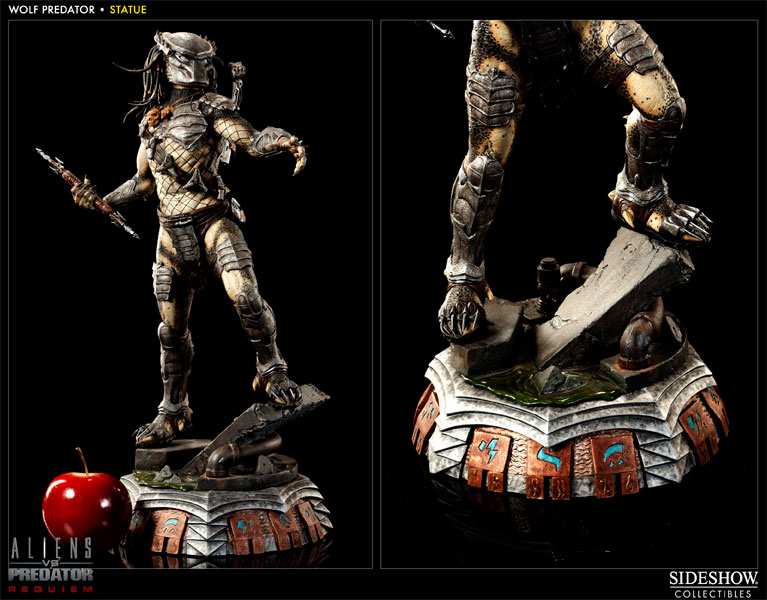 Predator Wolf Predator Polystone Statue by Sideshow Collectibles ...
