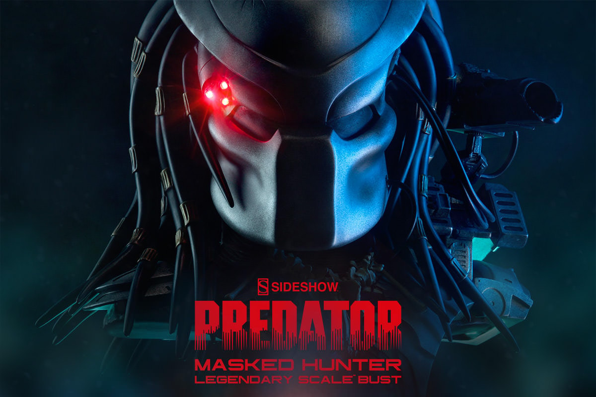 Predator Predator - Masked Hunter Legendary Scale(TM) Bust b | Sideshow ...