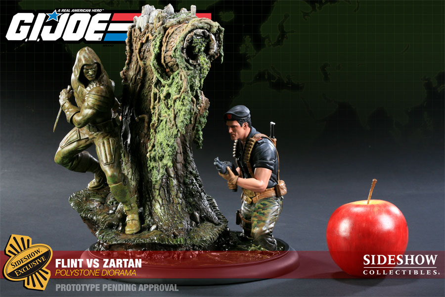G.I. Joe Flint VS Zartan Diorama Polystone Diorama by Sidesh | Sideshow ...
