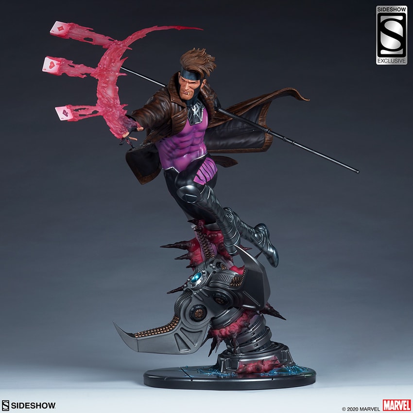 Marvel Gambit Maquette by Sideshow Collectibles | Sideshow Collectibles