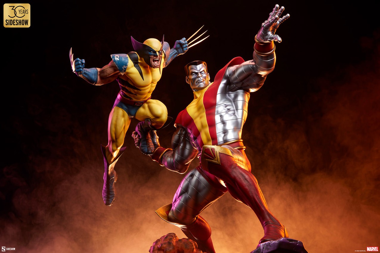 Fastball Special: Colossus & Wolverine Statue by Sideshow Collectibles ...