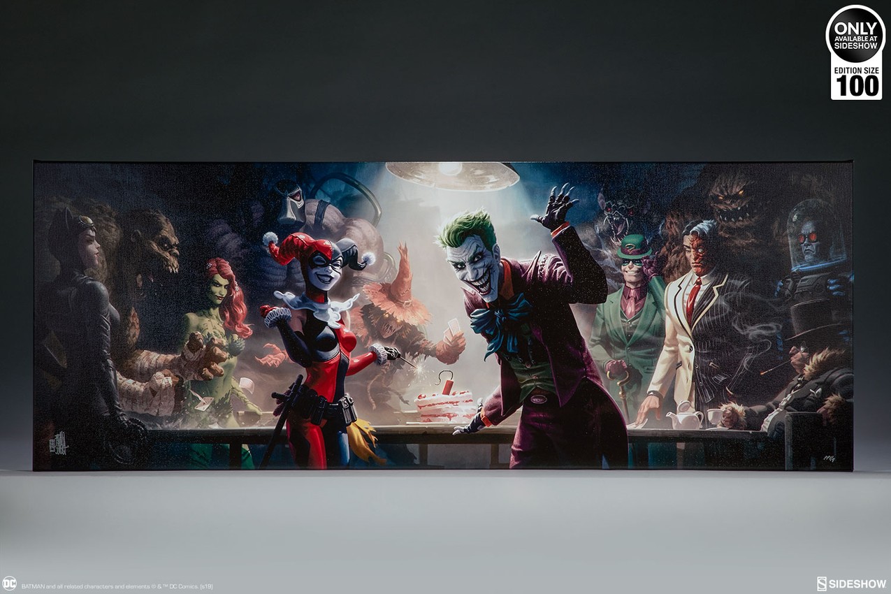 DC Comics The Rogues Gallery Fine Art Print by Sideshow | Sideshow ...