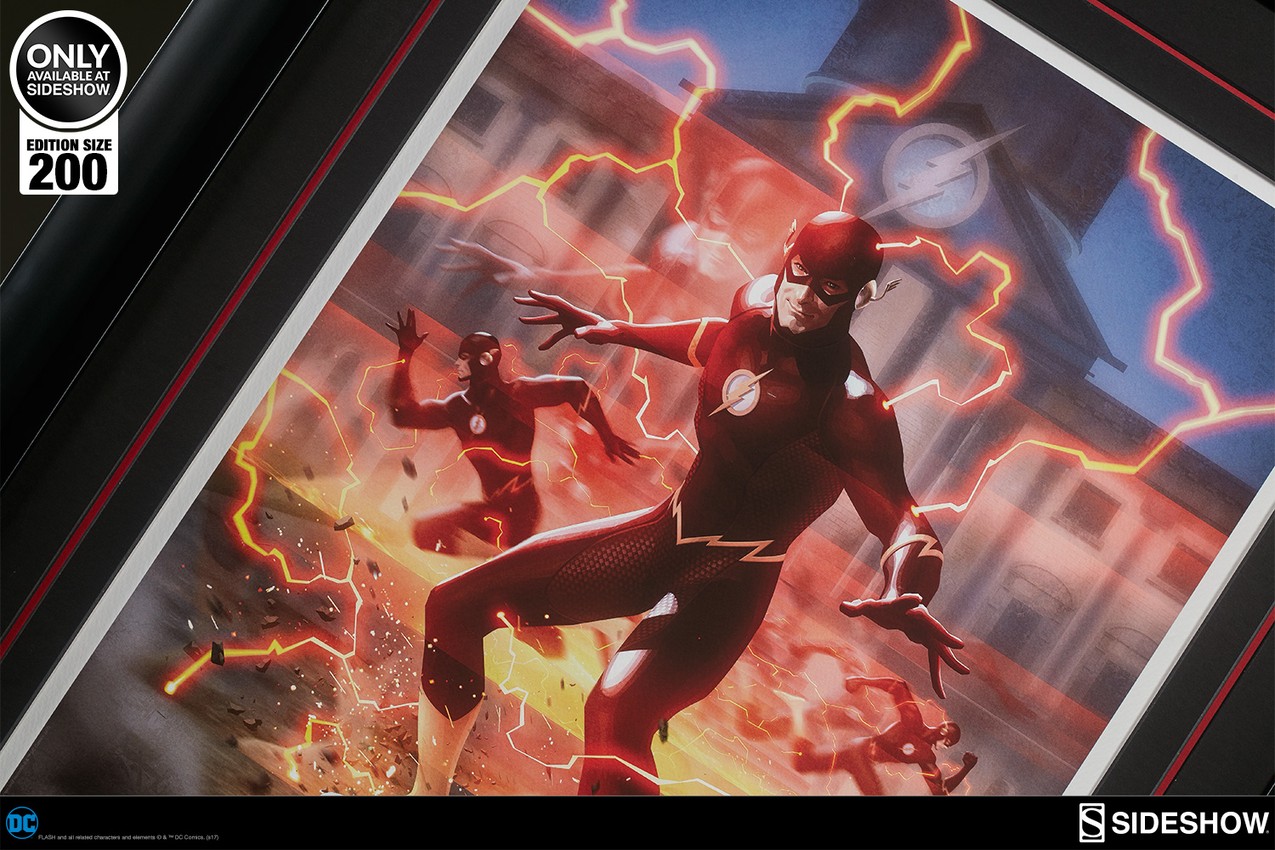 DC Comics The Flash Premium Art Print by Sideshow Collectibl | Sideshow ...