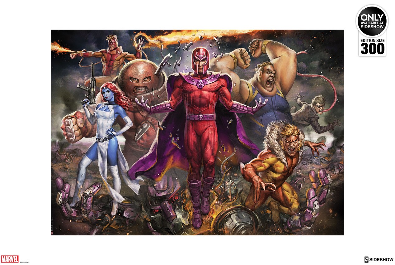 Marvel Magneto and the Brotherhood of Mutants Art Print by S | Sideshow ...