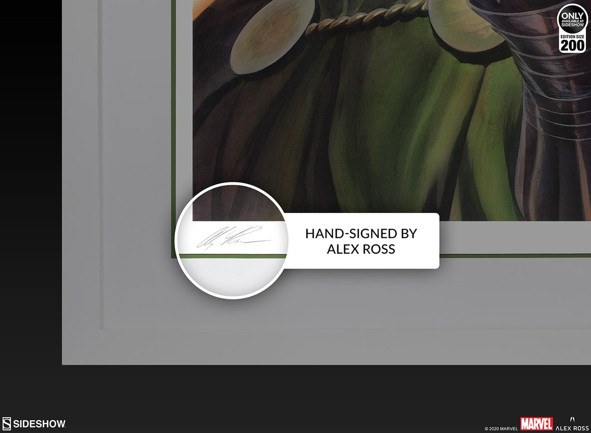 Marvel Doctor Doom Fine Art Lithograph by Alex Ross Art | Sideshow ...