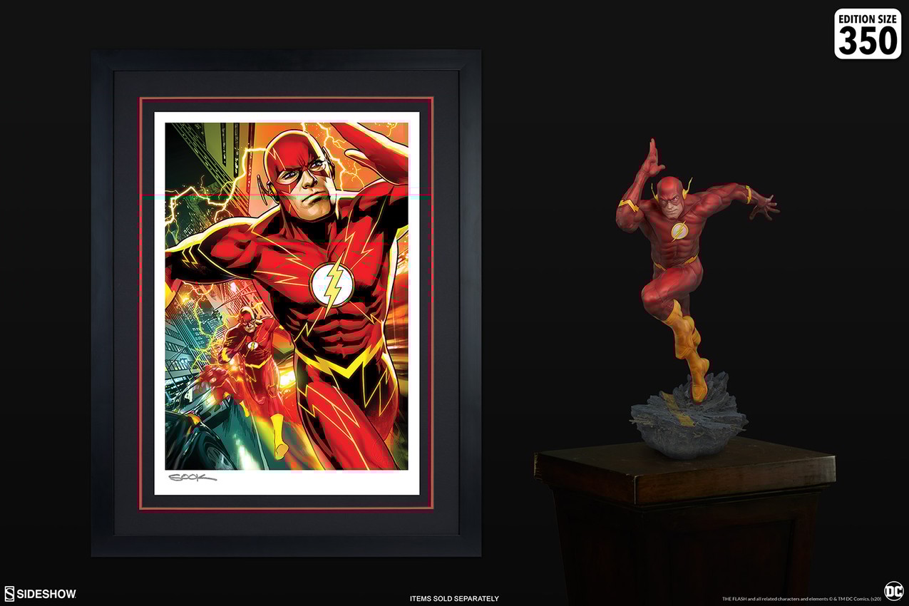 The Flash Fine Art Print by Ryan Sook | Sideshow Collectibles