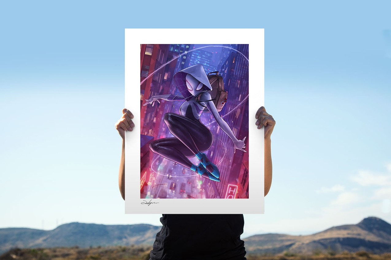 Spider-Gwen Fine Art Print by Jeehyung Lee | Sideshow Collectibles