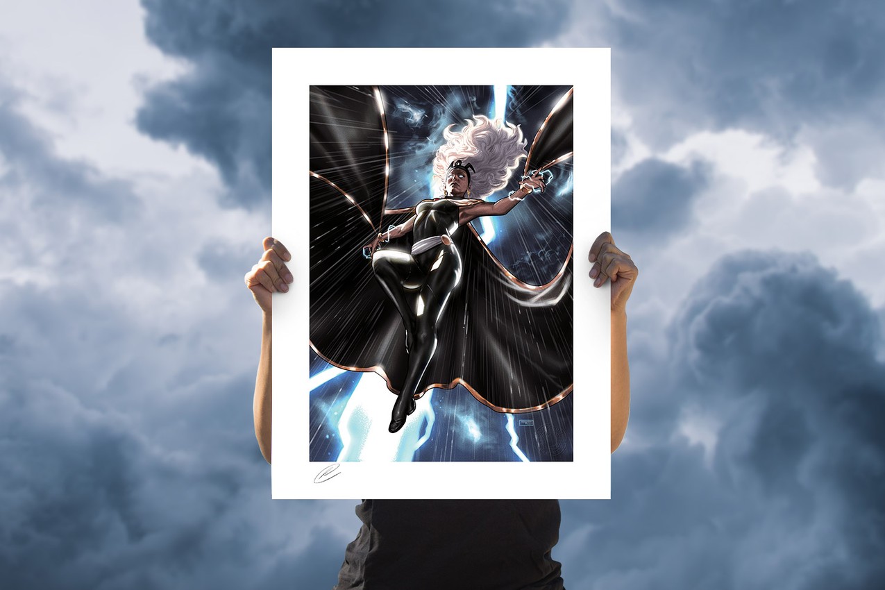 Sideshow Exclusive Marvel Storm Variant Fine Art Print by Sideshow ...