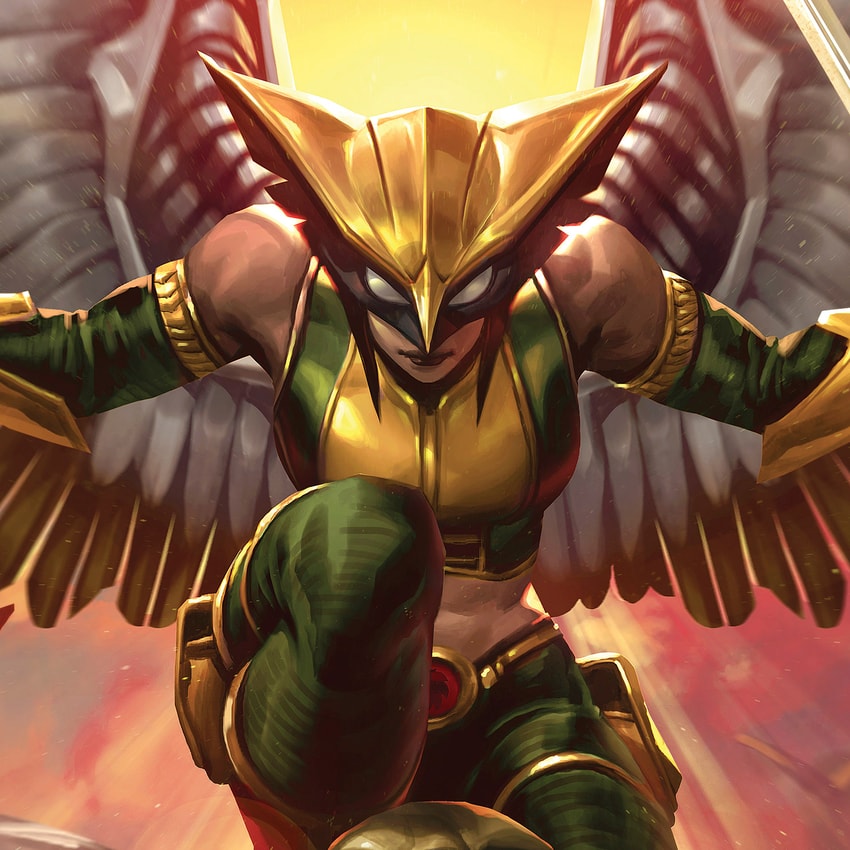 Hawkgirl™ Fine Art Print by Derrick Chew | Sideshow Collectibles