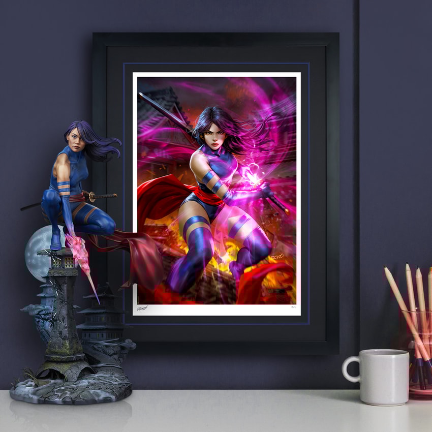 Psylocke Fine Art Print by Derrick Chew | Sideshow Collectibles