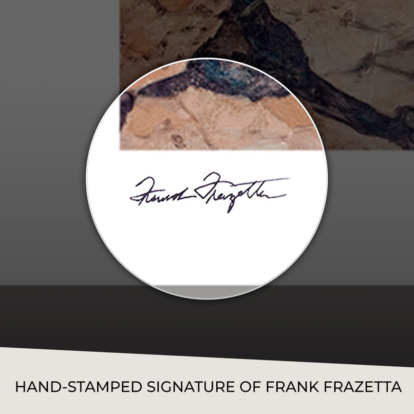 The Encounter Fine Art Print by Frank Frazetta | Sideshow Collectibles