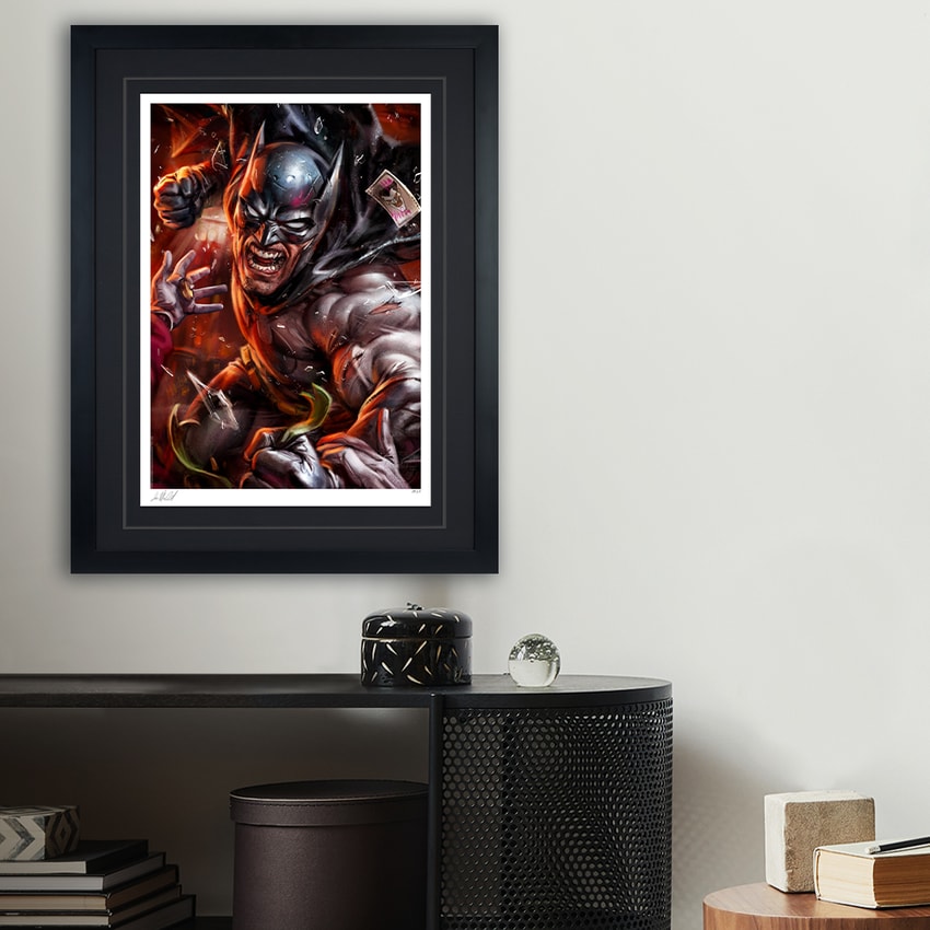 Eternal Enemies: The Joker vs Batman Fine Art Print by Ian MacDonald ...