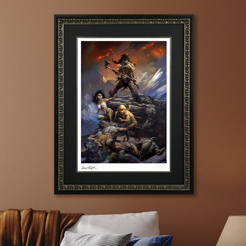Fire and Ice Fine Art Print by Frank Frazetta | Sideshow Collectibles