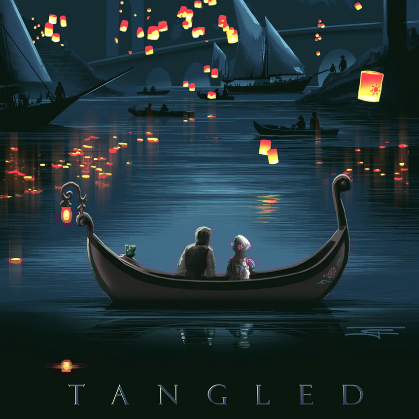 tangled print