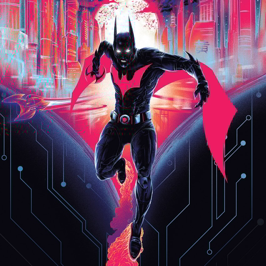 Batman Beyond Fine Art Print by Ryan Shumate | Sideshow Collectibles