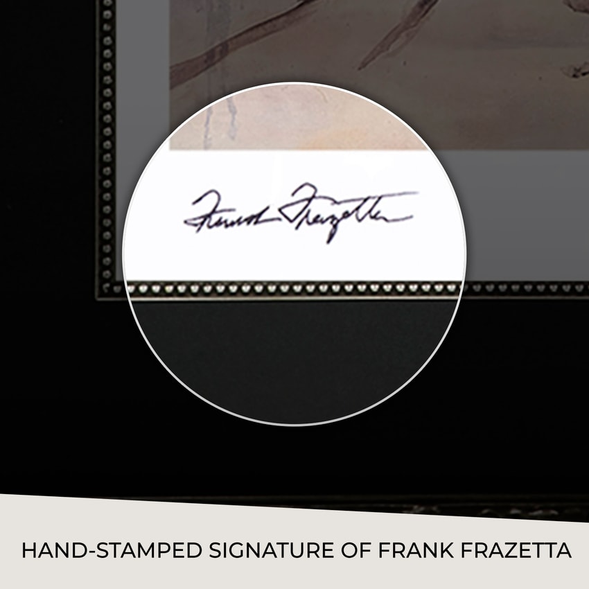 The Gauntlet Fine Art Print by Frank Frazetta | Sideshow Collectibles